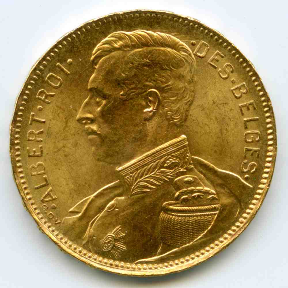 Pièces de collection en or | 1900-1945 | Belgique