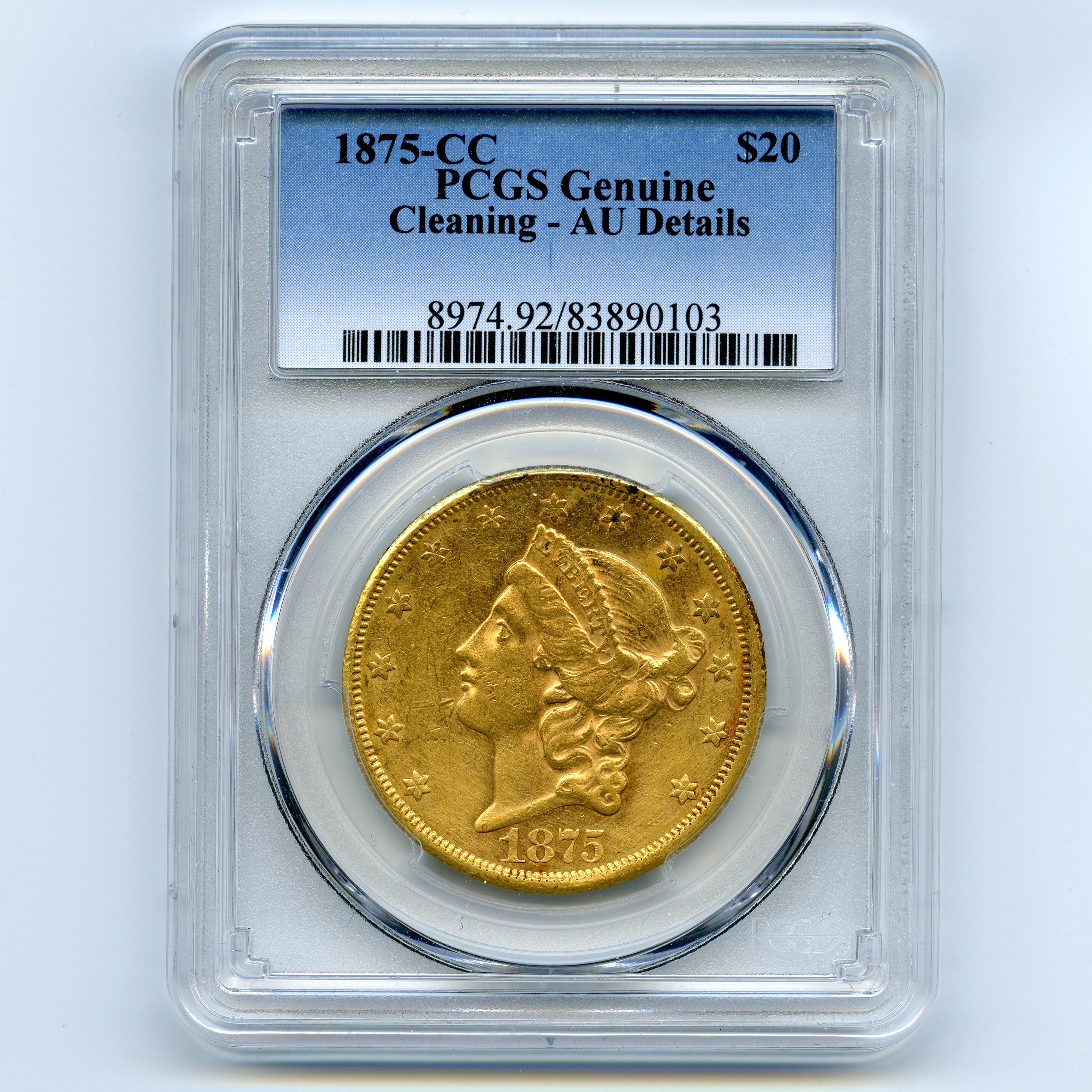 USA 20 Dollars 1875 CC USA 20 Dollars 1875 CC